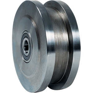 125mm Double Flange Track Wheel | 25mm Axle Diameter (DF698-M25 ...