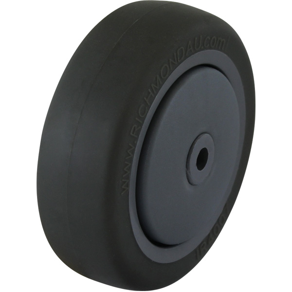 100mm Institutional Rubber Wheel | 5/16" Axle Diameter (IR4007-31 ...