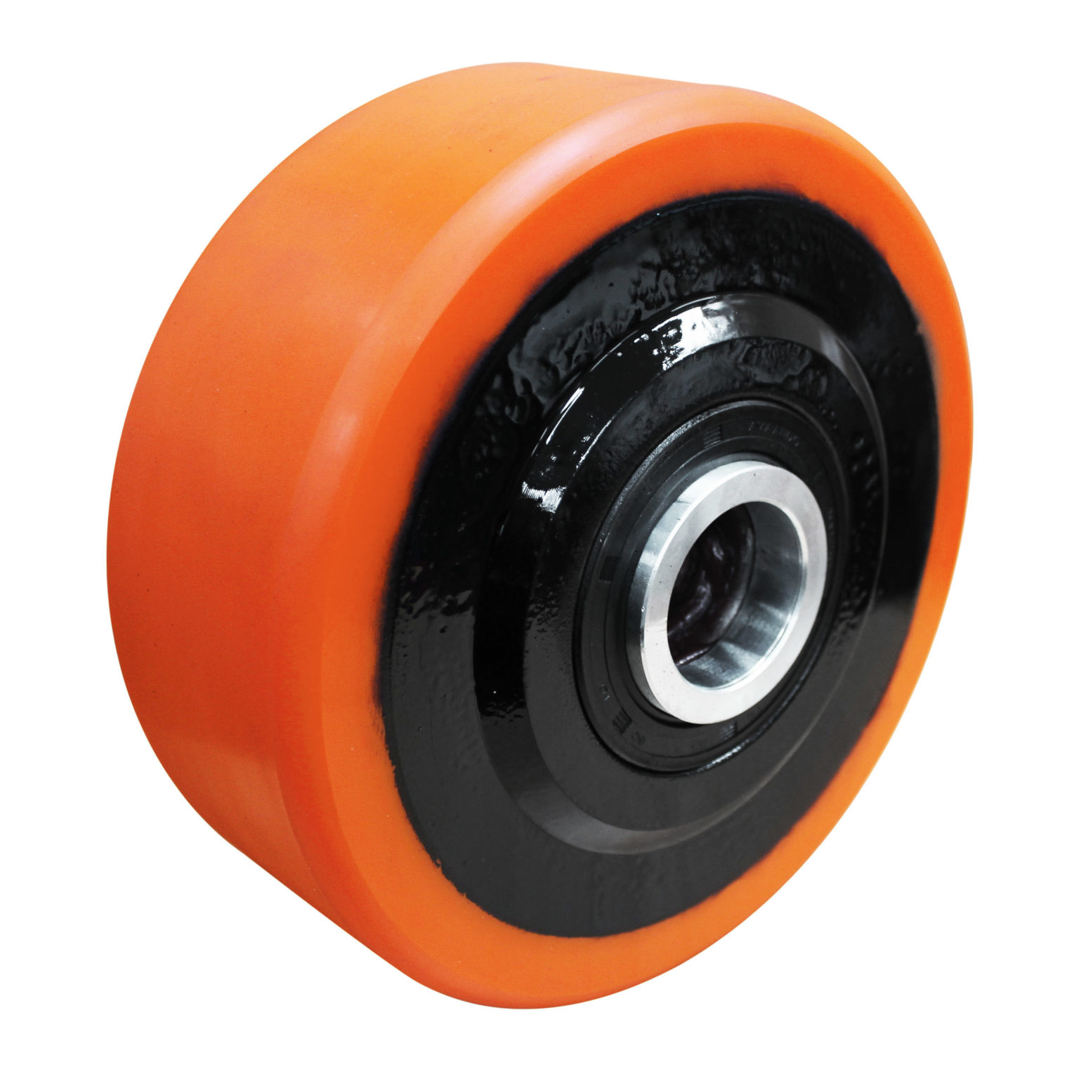 200mm Polyurethane Tyred Steel Centred Wheel | 40mm Axle Diameter ...