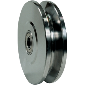 100mm Rope Groove Track Wheel | 20mm Axle Diameter (RG458x10-M20 ...