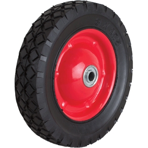 200mm Semi Pneumatic Rubber Tyred Wheel | 1/2" Axle Diameter (SP8885-50 ...