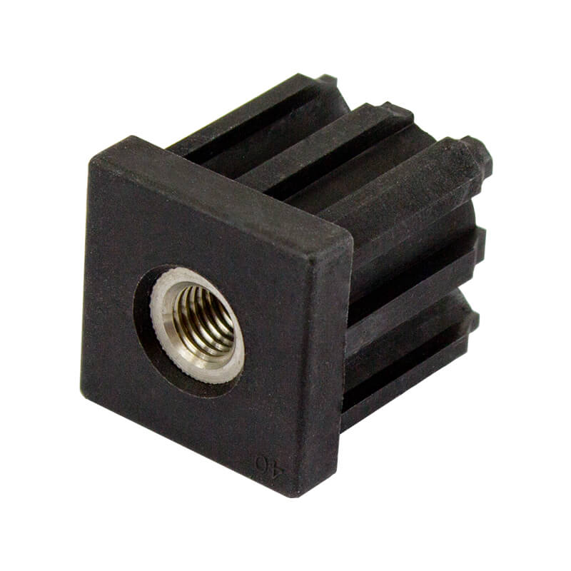 40mm Square M12 Threaded Tube End Stainless Steel (TIR40SQM12SS ...