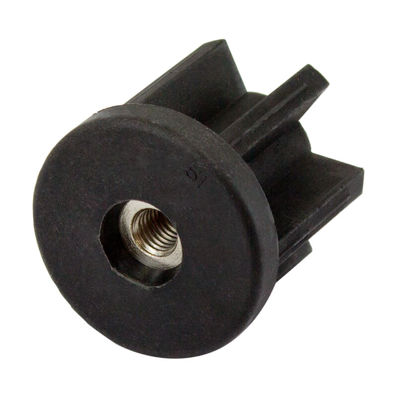 51mm Round M10 Threaded Tube End Mild Steel (TIR51R0M10) - Richmond ...