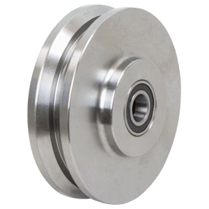 150mm V Groove Track Wheel | 20mm Axle Diameter (VG609-M20) - Richmond ...