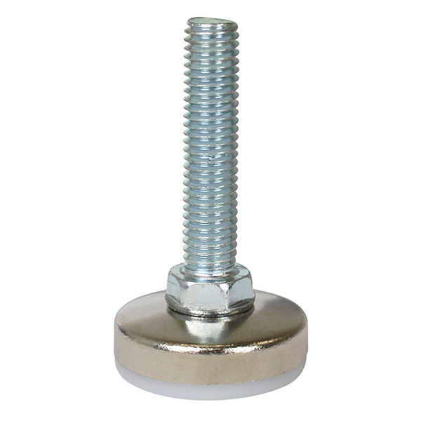 45mm X M10 Steel/Nylon Fixed Leveling Foot (LVR072) - Richmond Wheel ...