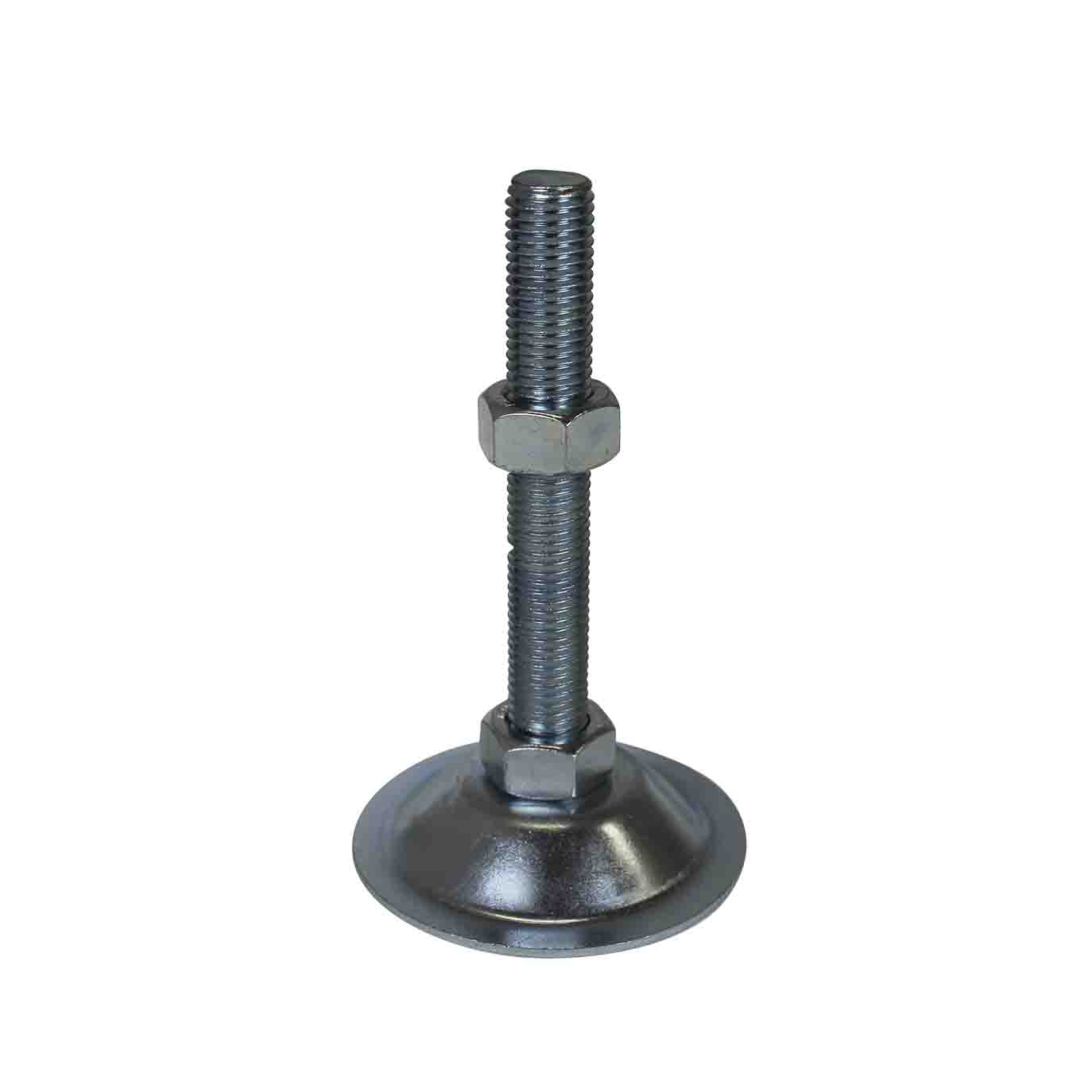 100mm X M16 Steel Fixed Leveling Foot (LVR096) - Richmond Wheel & Castor Co
