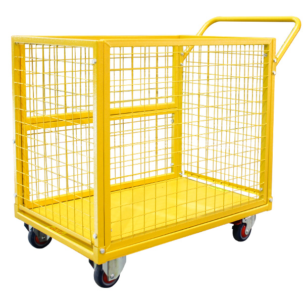 900 x 600mm Full Mesh Stock Picking Trolley (PFR135) - Richmond Wheel ...