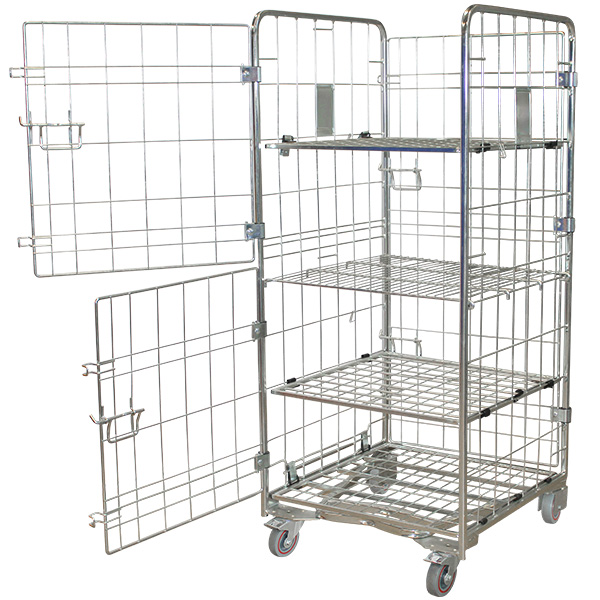 4 Sided Roll Cage with 2 Half Doors + 1 Full Door - A Base (RCR400 ...