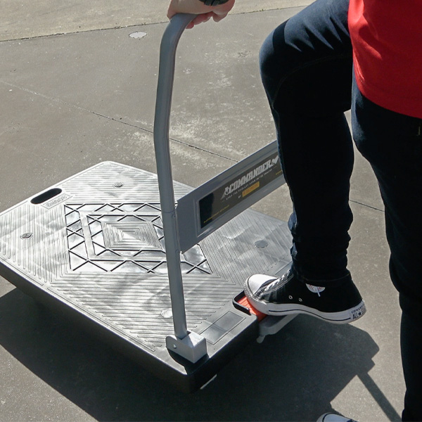 Commander 800 x 430mm Platform Trolley with Foot Operated Brake (PFR042 ...