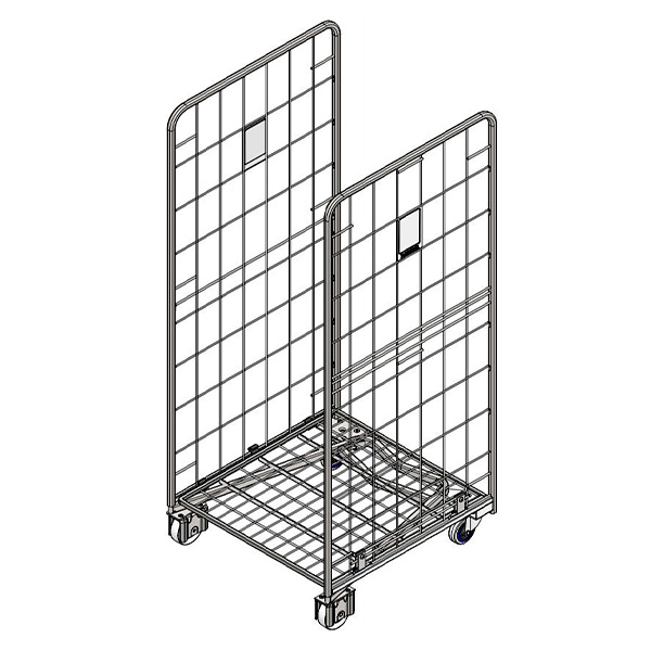 2 Sided Roll Cage - A Base (RCR200) - Richmond Wheel & Castor Co