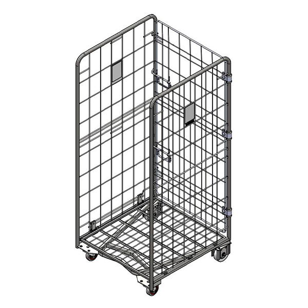 3 Sided Roll Cage with 1 Full Door – A-Base (RCR300) - Richmond Wheel ...