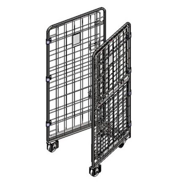 4 Sided Roll Cage with 2 Half Doors + 1 Full Door - A Base (RCR400 ...