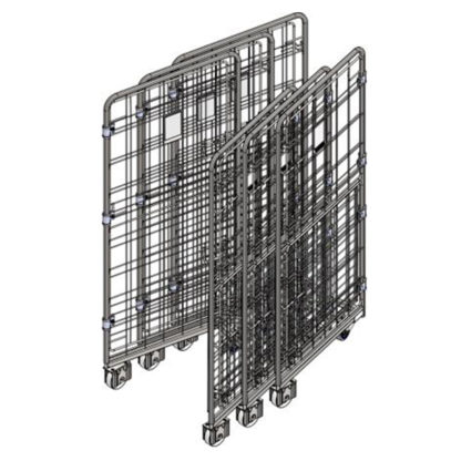 4 Sided Roll Cage with 2 Half Doors + 1 Full Door - A Base (RCR400 ...