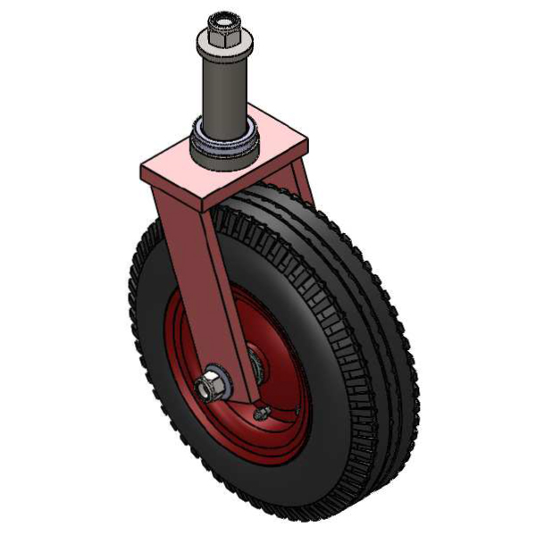 Agricultural Castor with Pneumatic Wheel (S1674) - Richmond Wheel ...