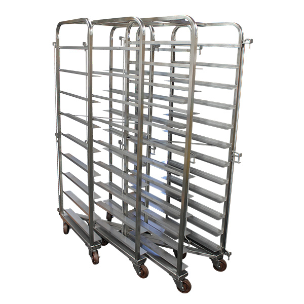 18 Shelf Bakery Rack to Suit 16” Trays (BKR1618) - Richmond Wheel ...