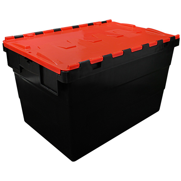 Security Crate 600x400x365 (SYR065BLK) - Richmond Wheel & Castor Co