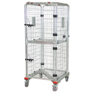 4 Sided Security Roll Cage – Z-Base (RCR511) - Richmond Wheel & Castor Co
