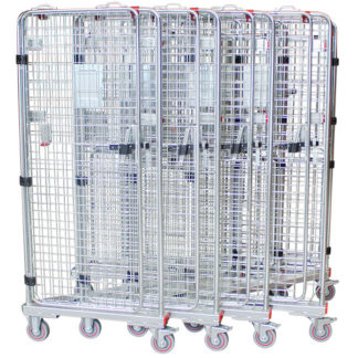 4 Sided Roll Cage with 2 Half Doors + 1 Full Door - Z Base (RCR411 ...