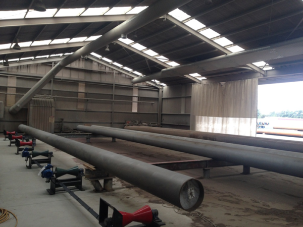 AS Clear Pipe Transfer Conveyor System - Richmond Rolling Solutions