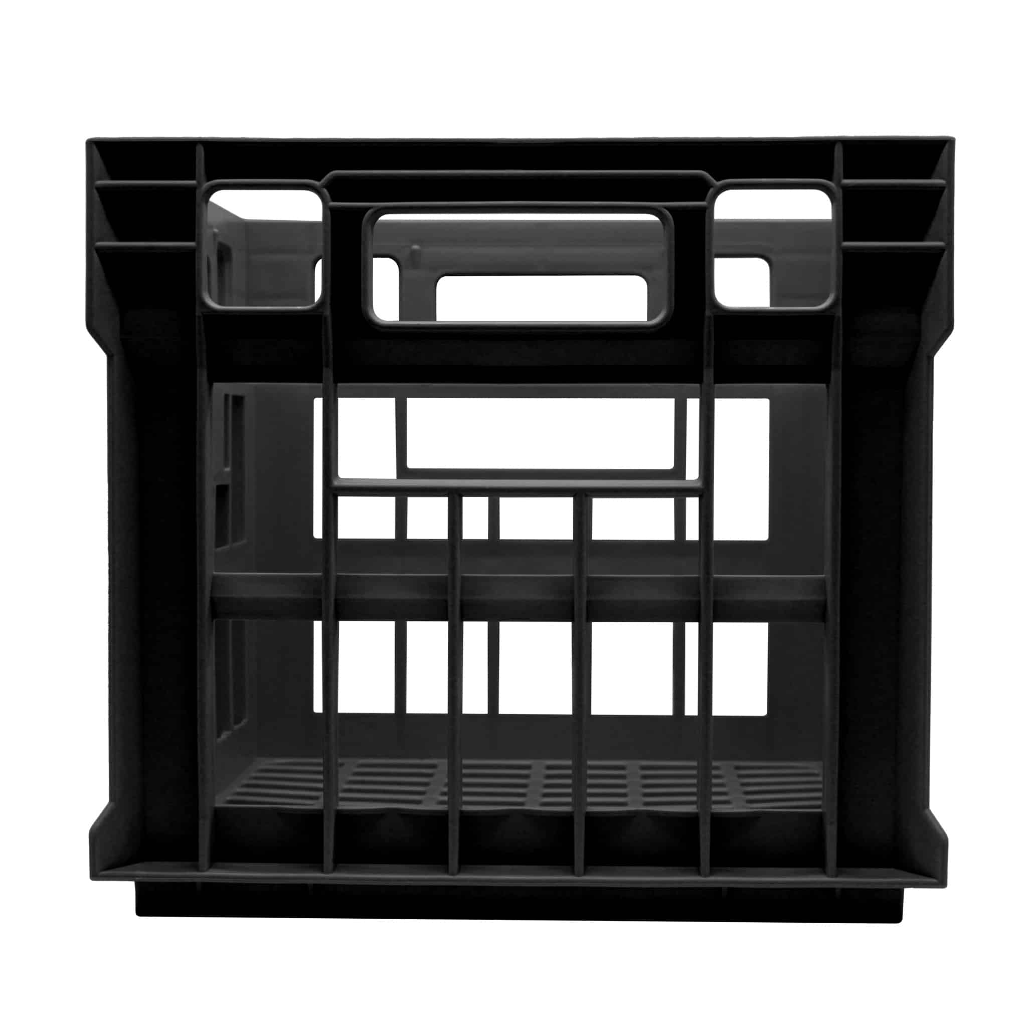 Milk Crate Black (MCR012RWCBLK) - Richmond Rolling Solutions