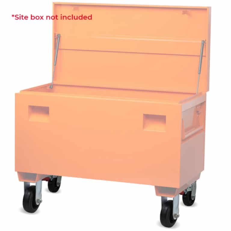 Site Box Castor Set With Rubber Wheels - Up to 720kg Capacity ...