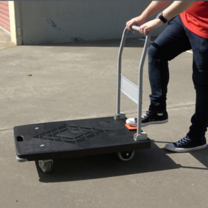Commander 900 x 600mm Platform Trolley with Foot Operated Brake (PFR044 ...