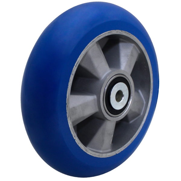 200mm Donut Profile Poly/Aluminium Wheels 250kg Capacity (PU815-50 ...