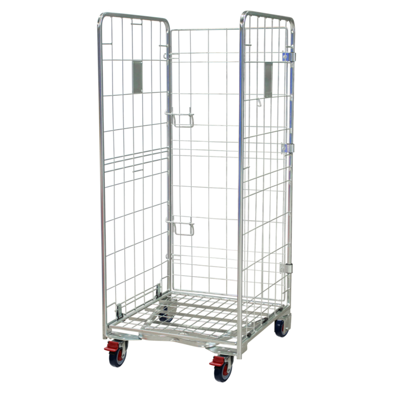 3 Sided Roll Cage with 1 Full Door – A-Base (RCR300) - Richmond Rolling ...
