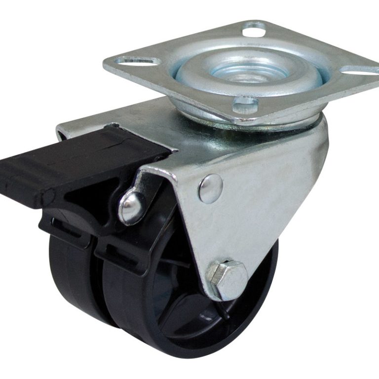 50mm Rubber Wheel 30kg Capacity Castor (S2710B) - Richmond Rolling ...