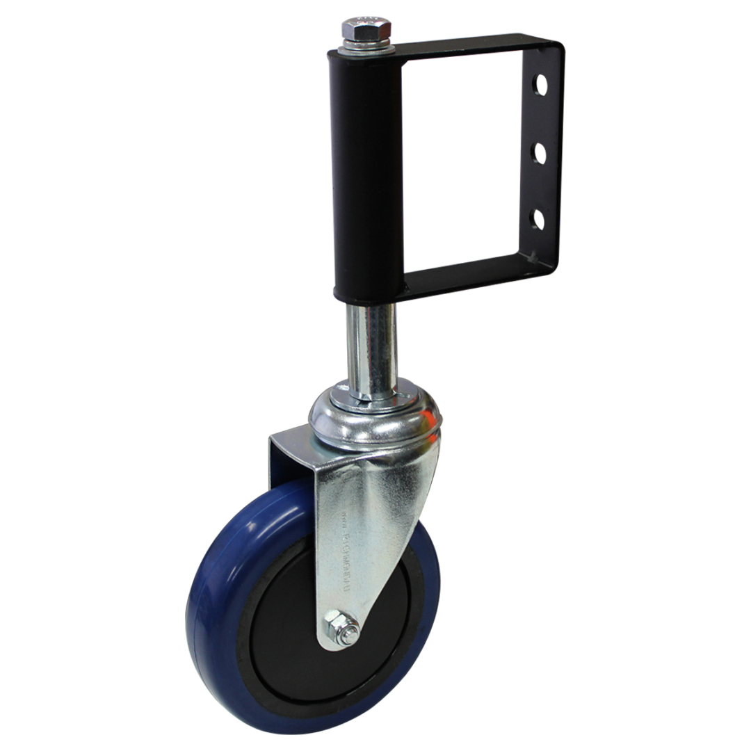 125mm Rebound Rubber Spring Loaded Gate Wheel 30kg Capacity (S5023 ...