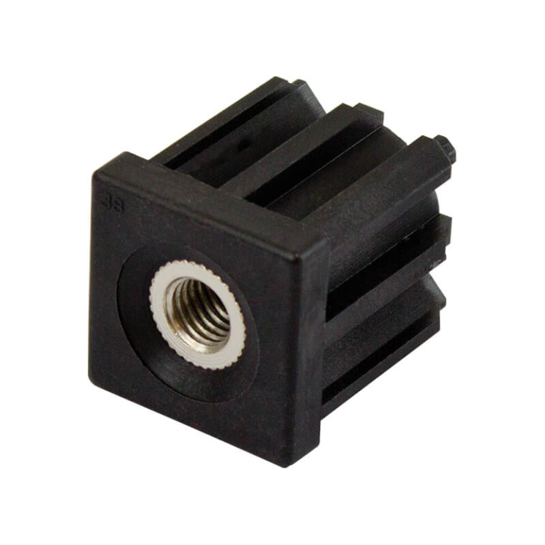 38mm Square M12 Threaded Tube End Mild Steel (TIR38SQM12) - Richmond ...