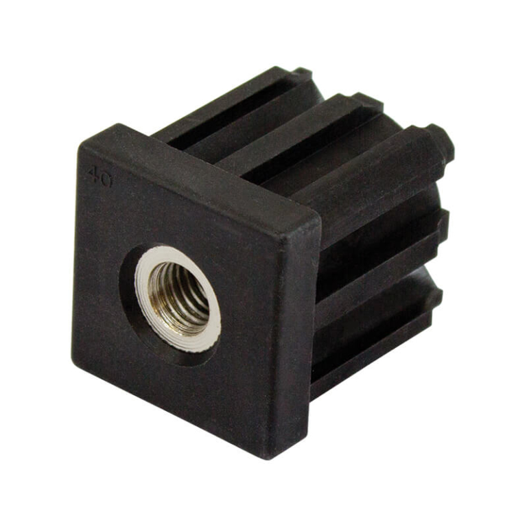 40mm Square M12 Threaded Tube End Mild Steel (TIR40SQM12) - Richmond ...