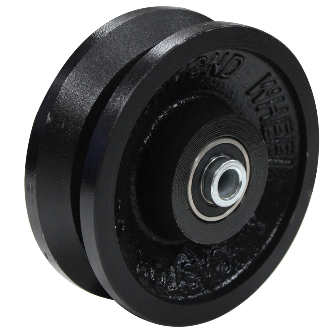 100mm V Groove Track Wheel | 3/8" Axle Diameter (VG459-37) - Richmond ...