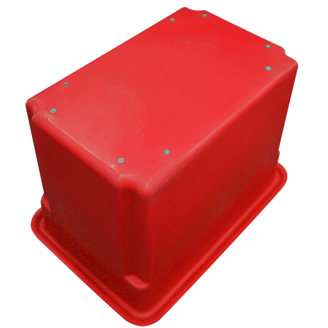 450L Red Tapered Rotationally Moulded Plastic Tub (RTR450R) - Richmond ...