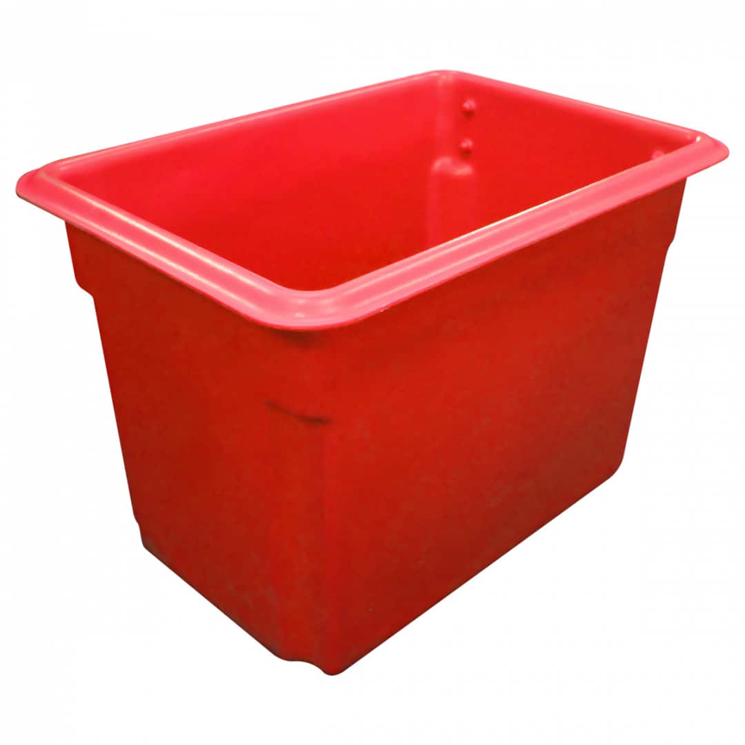 Red 150L Tapered Rotationally Moulded Plastic Tub (RTR150R) - Richmond ...