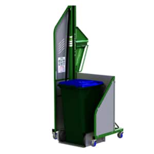 Simpro Ezi-MT Manual Bin Lifter 1.5m (WBL1500MAN) - Richmond Rolling Solutions