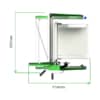 Simpro Ezi-MT Manual Bin Lifter 1.5m (WBL1500MAN) - Richmond Rolling Solutions