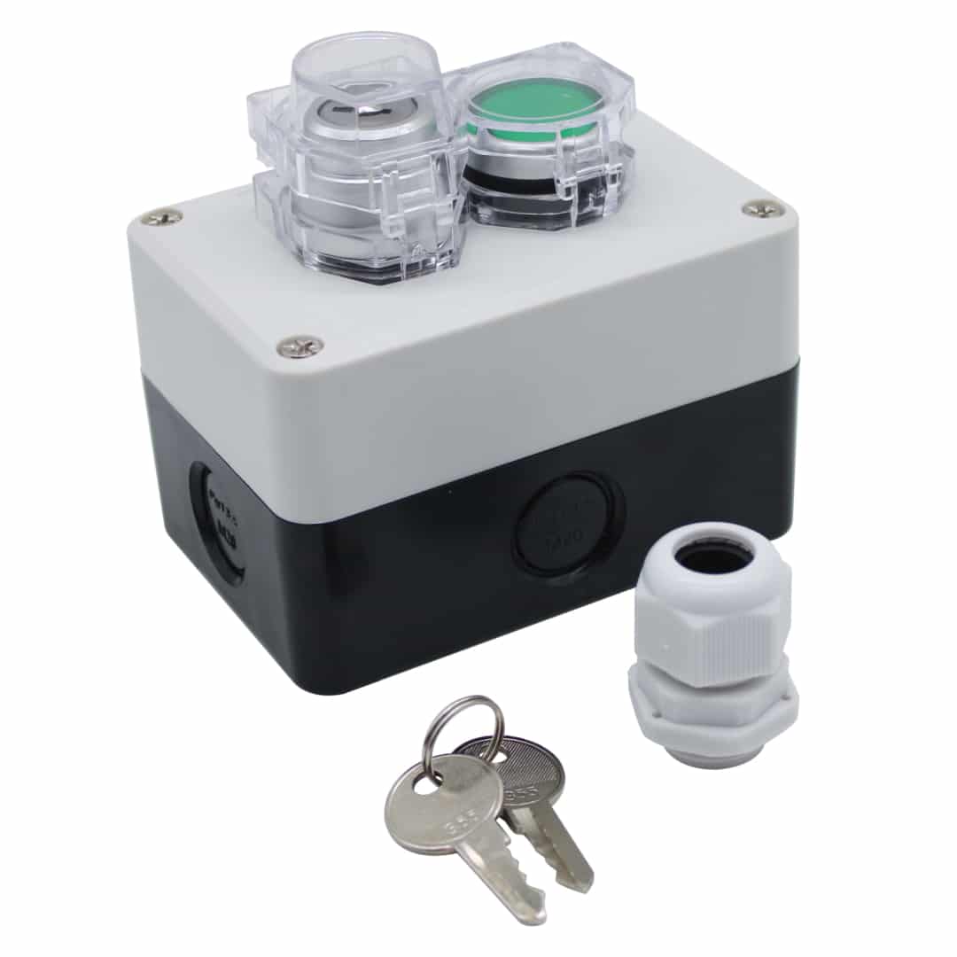 Lockable Hard-Wire Push Button (GTR094) - Richmond Rolling Solutions