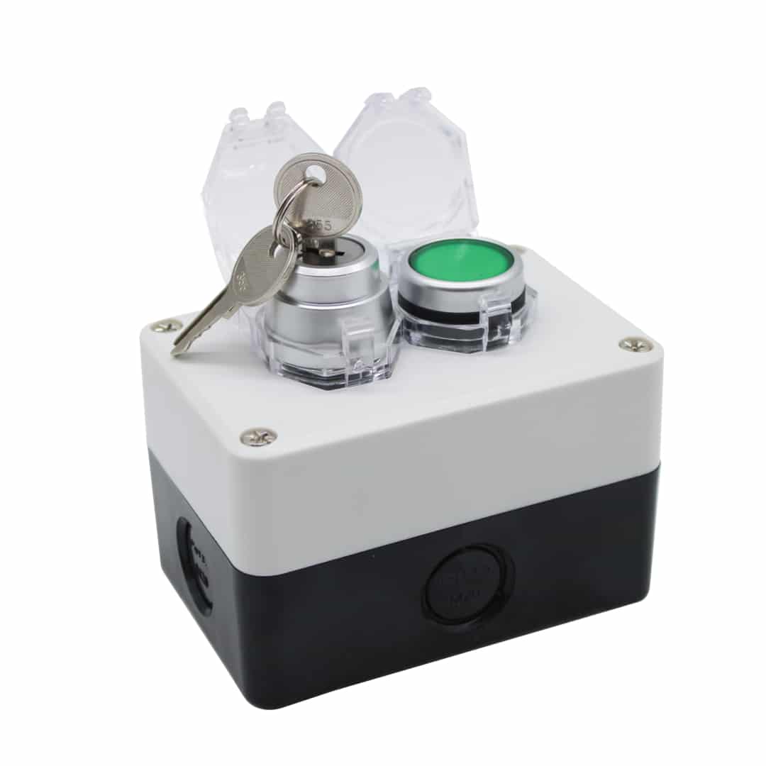 Lockable Hard-Wire Push Button (GTR094) - Richmond Rolling Solutions