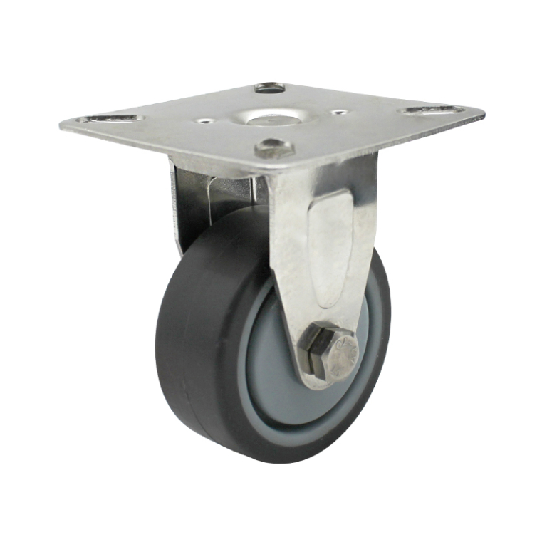 50mm Rubber Wheel 30kg Capacity Stainless Steel Castor (R2725 ...