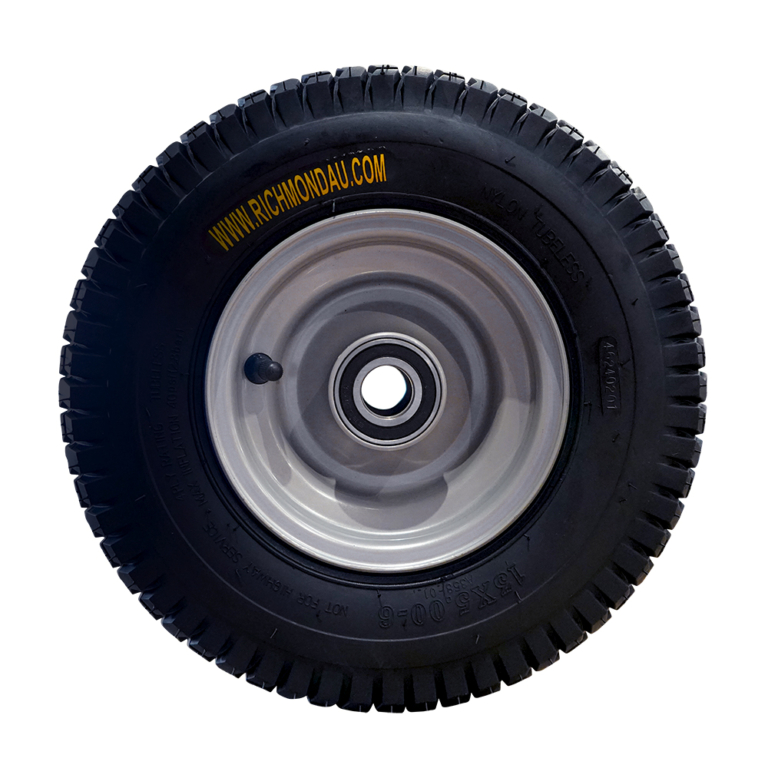 13 X 5.00-6 Pneumatic Wheel With 25mm Precision Bearing And Block ...