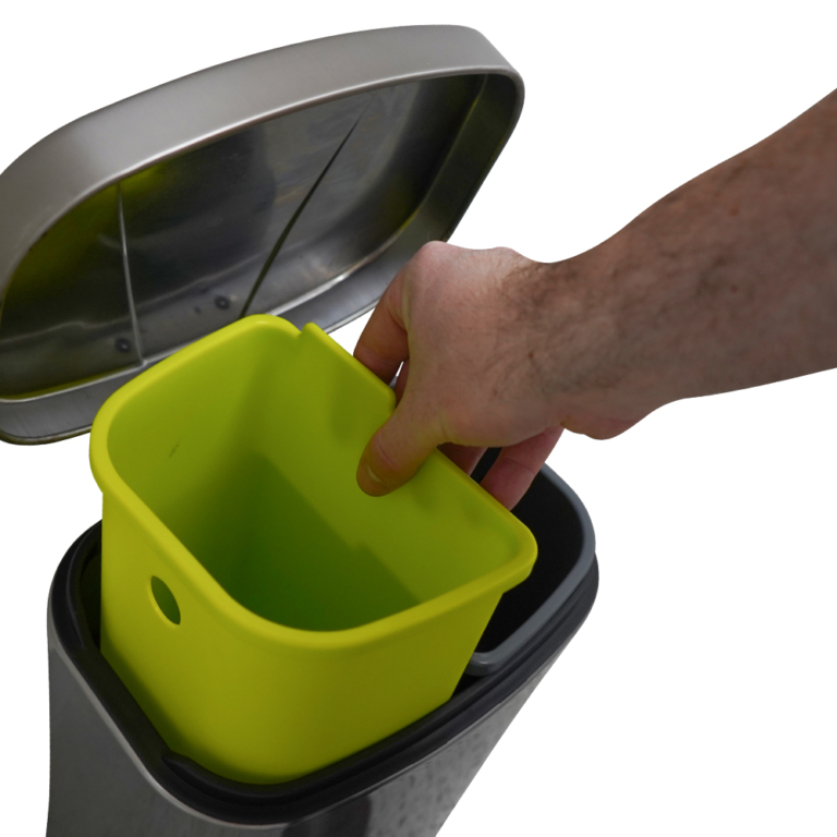 10L Stainless Steel Pedal Bin with Dual Inserts (PBSS010) - Richmond ...