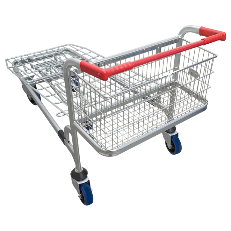 Spring Mesh Platform Trolley with Fifth Wheel - Richmond Rolling Solutions
