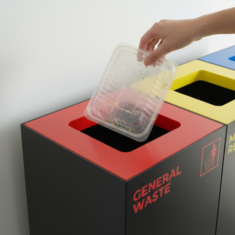 Waste Recycling Station Kit - General Waste, Recycling, Paper ...