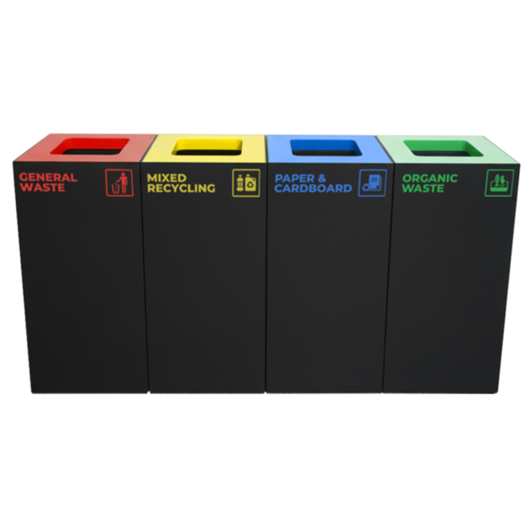 Waste Recycling Station Kit – General, Recycling, Paper & Organic Waste ...